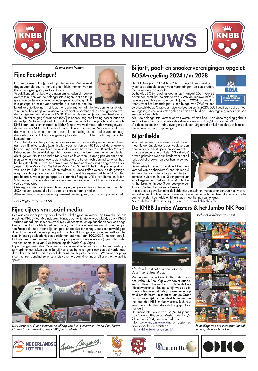 Nu online en in biljartzalen: De laatste Biljart Ballen Krant van 2023 ...
