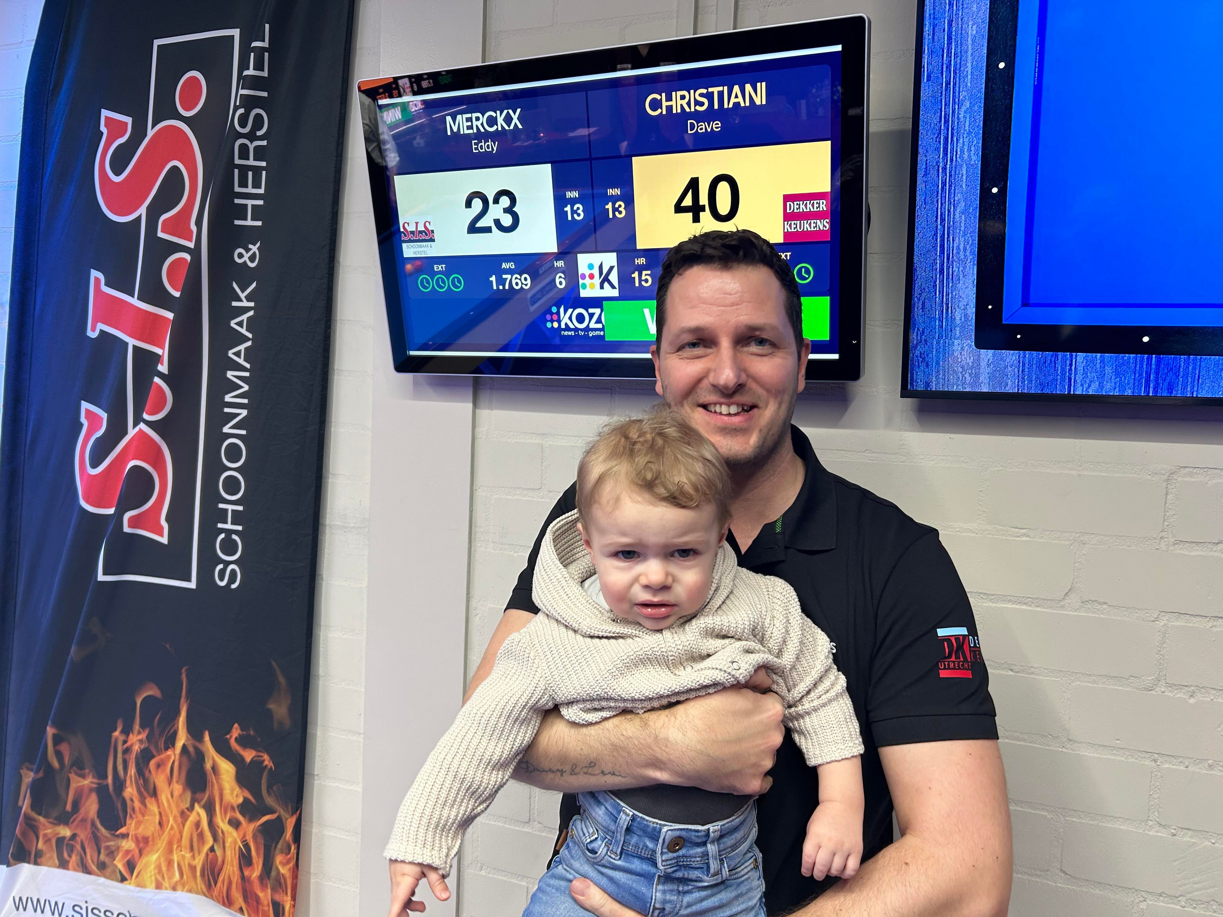 Prachtige Dave Christiani met winst op Eddy Merckx | KNBB