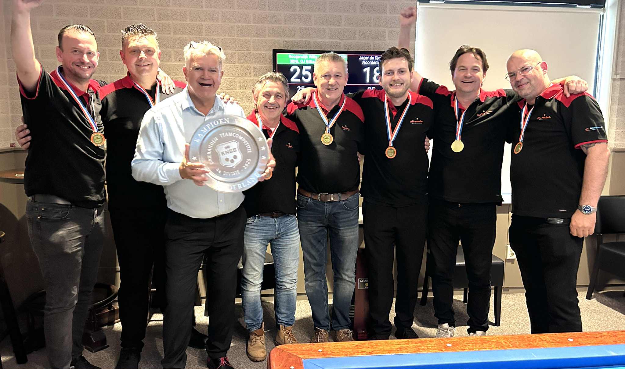 De divisiekampioenen! | KNBB