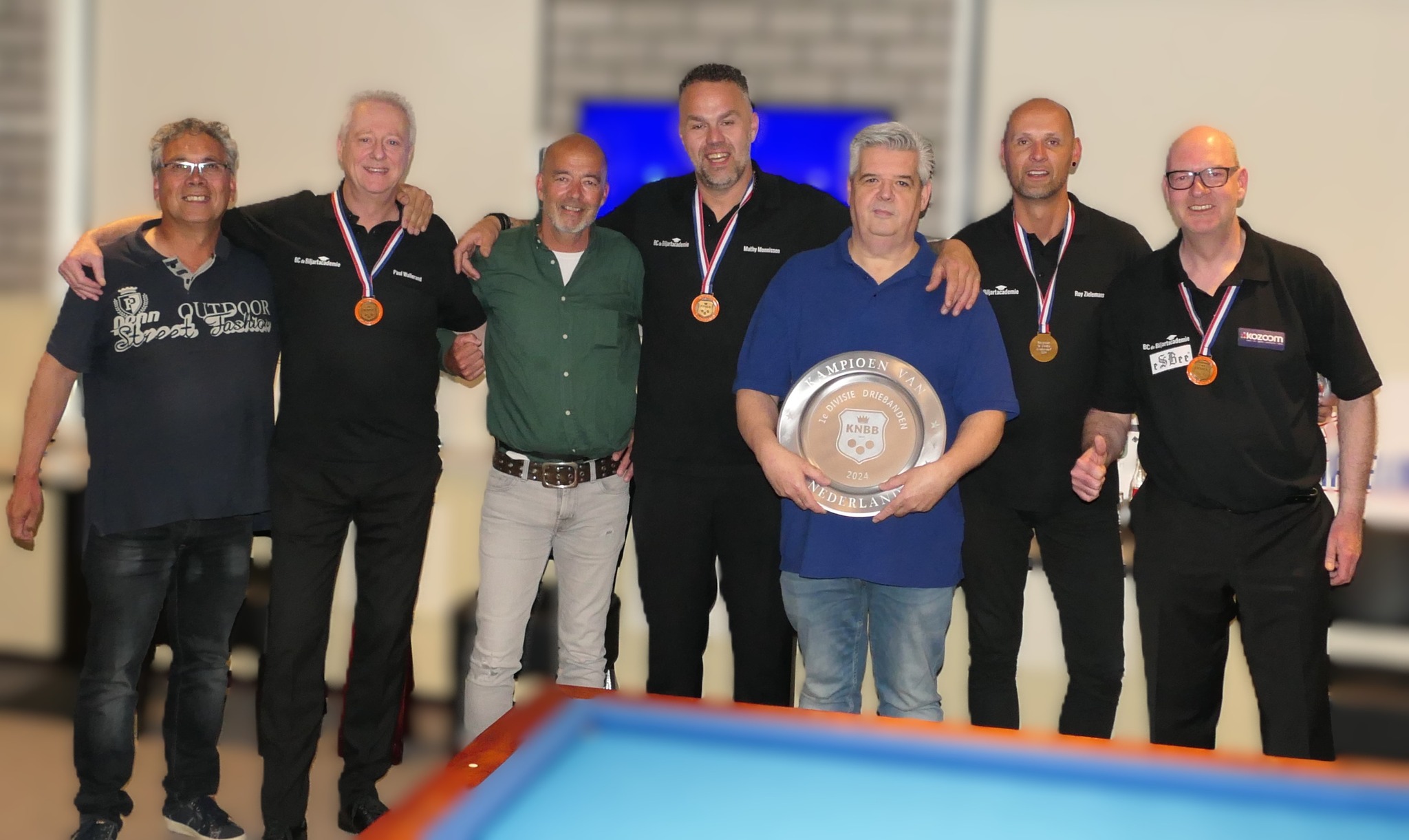 Divisiekampioenen | KNBB