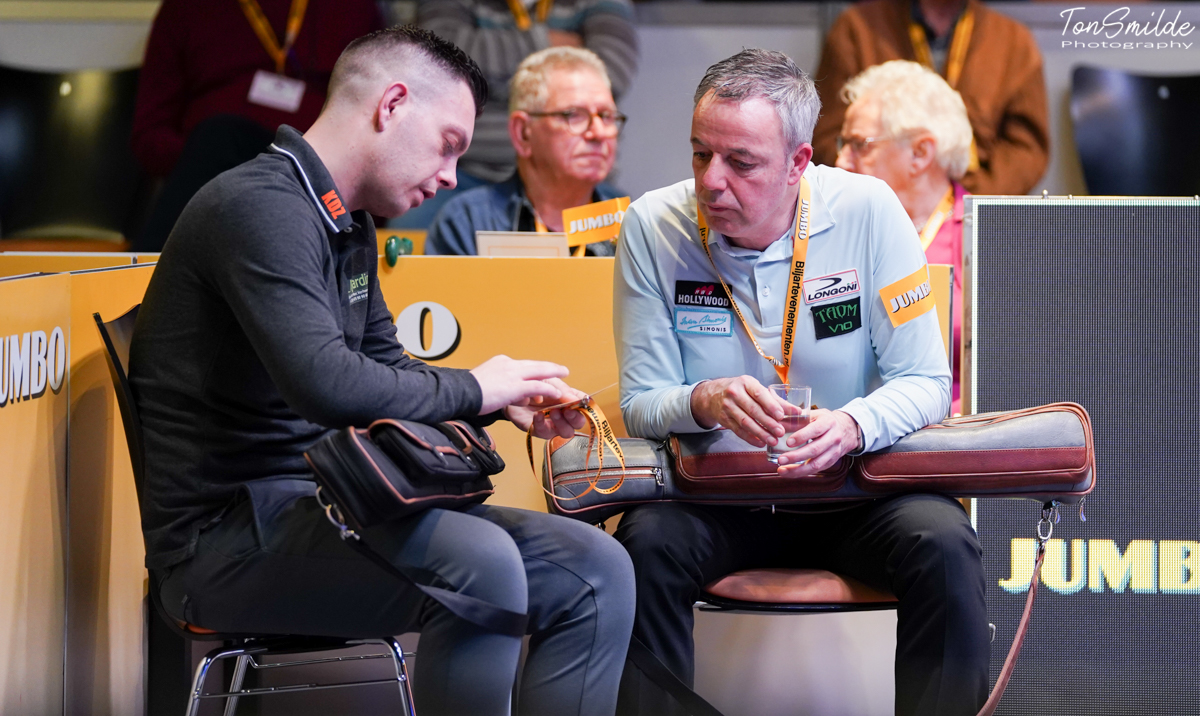 Jaspers en De Bruijn herstellen op dag 2 KNBB Jumbo Masters | KNBB