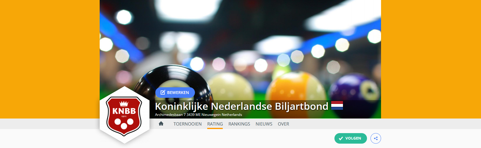 KNBB Pool Rating - NIEUW! | KNBB